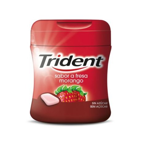 Chicles Trident Bote Fresa【Comprar Online】Envío en 24h